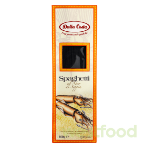 Макарони DALLA COSTA Spaghetti з чорнилом каракатиці 500г/уп.20шт ...